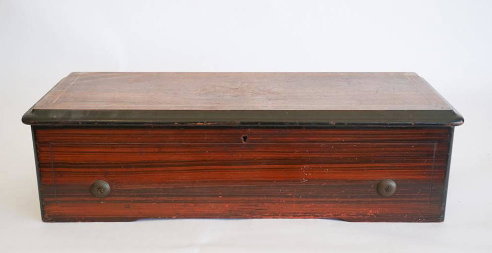 Fine Antique Swiss Mandolin Music Box