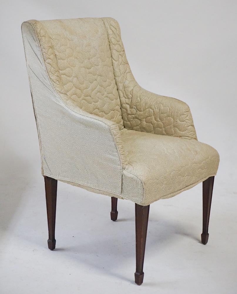 American Federal Style Mahogany Easy Chair