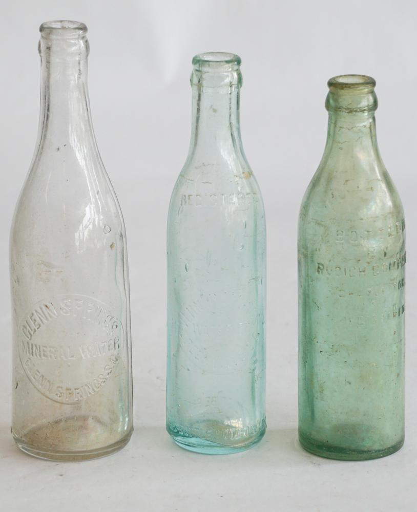 Collection Three Antique South Carolina Bottles
