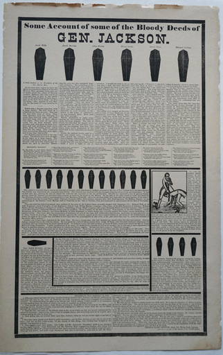 Andrew Jackson Coffin Broadside (#0468) on Sep 17, 2022 | Wooten ...