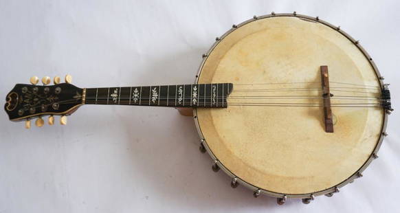 Antique Italian Mandolin Banjo