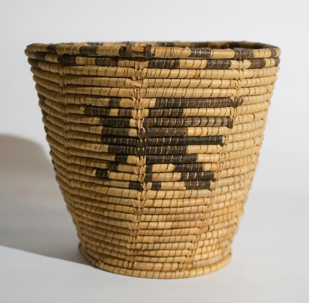 Vintage South Western Native American Coil Basket Auction