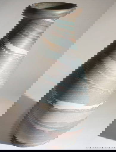 Larger Size Arts & Crafts Pottery Vase By Niloak