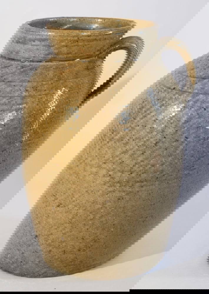 Southern Stoneware Preserve Jar Or Lap Churn Auction