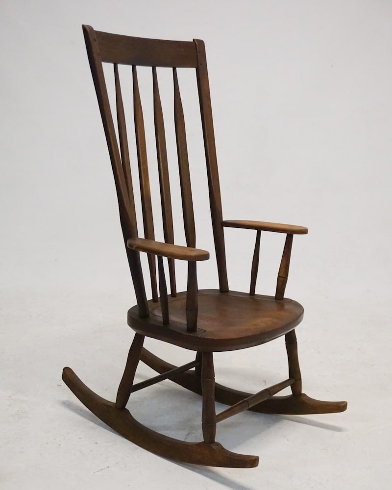 Arts & Crafts Period Stickley Rocking Chair Auction