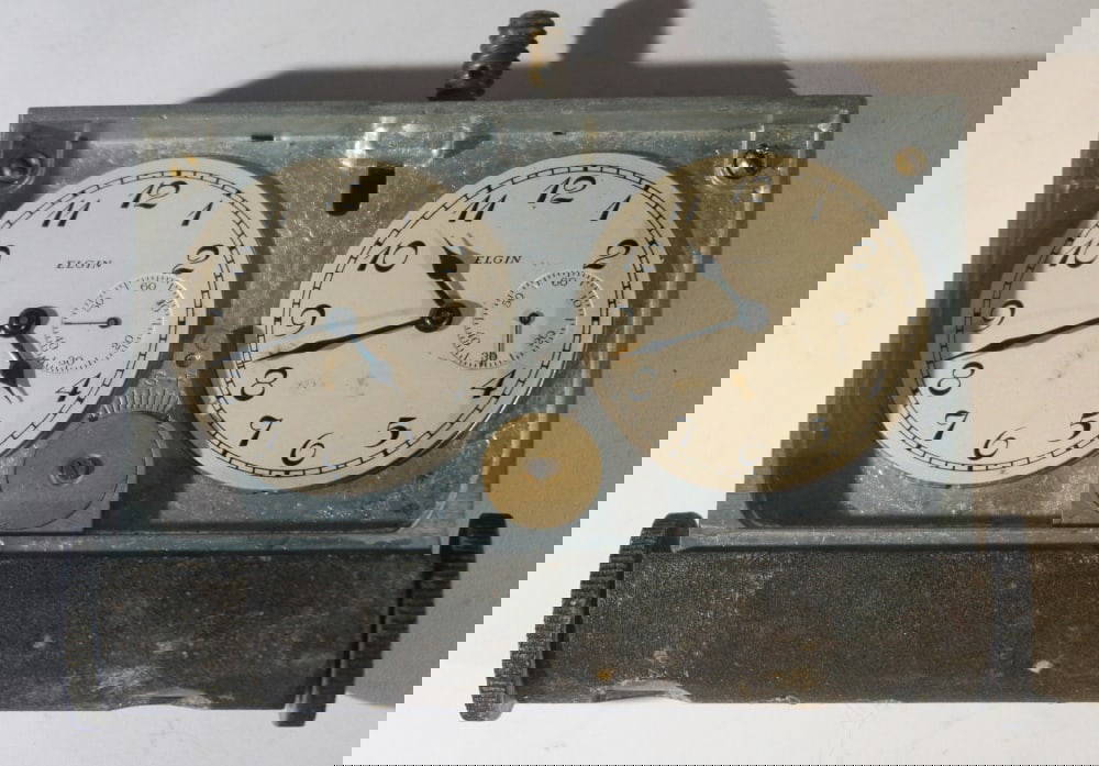 Rare Elgin Watch Company Pigeon Race Timer Auction