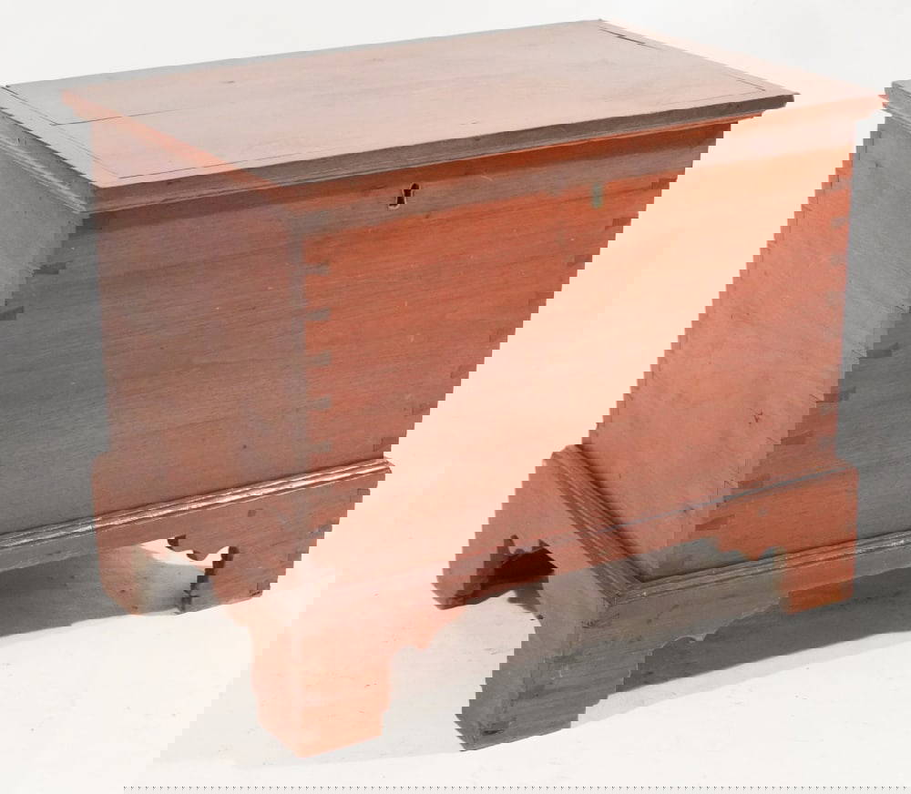 Handsome Southern Walnut Federal Cellarette Auction