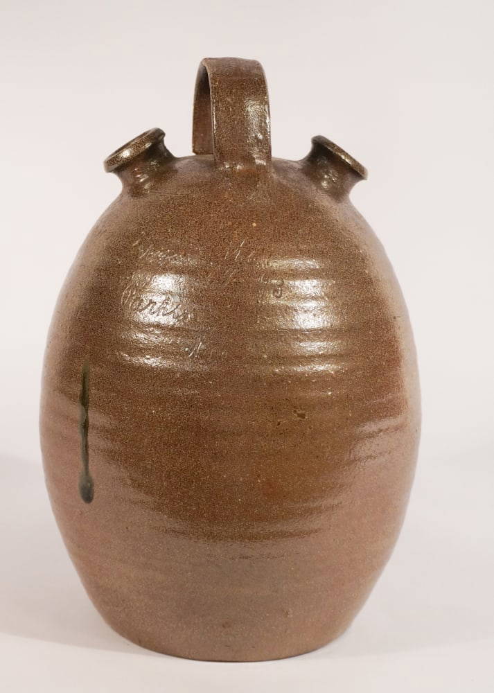 Rare North Carolina Signed Stoneware Harvest Jug Auction