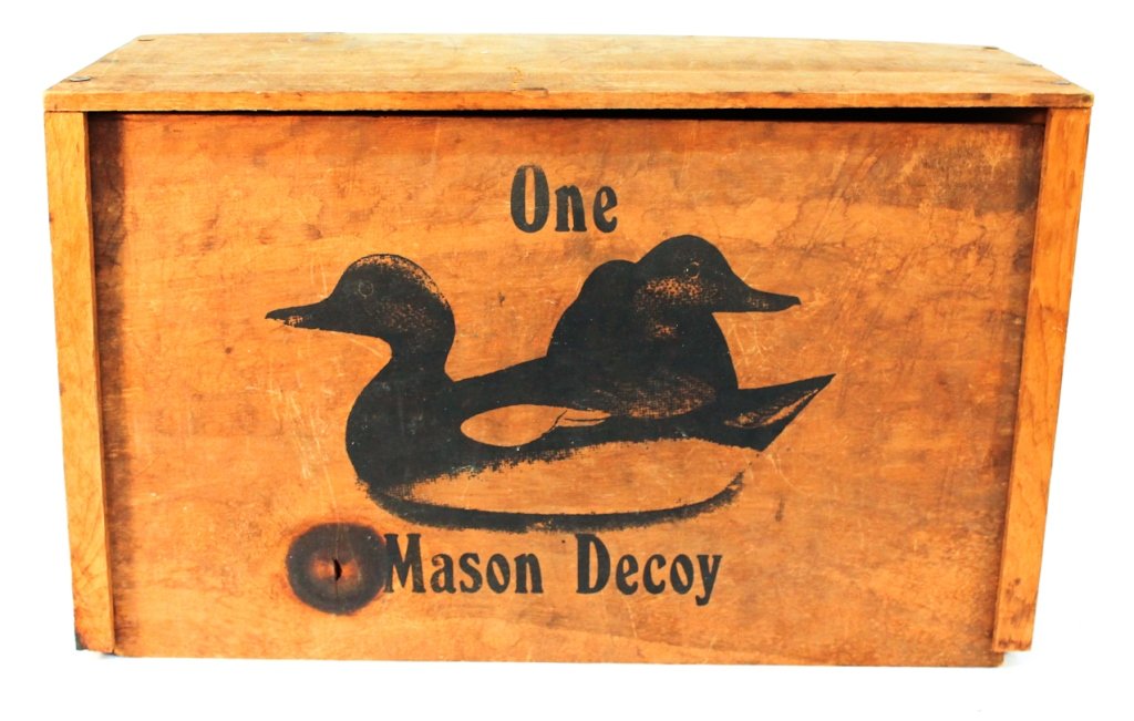 Mason duck decoy box