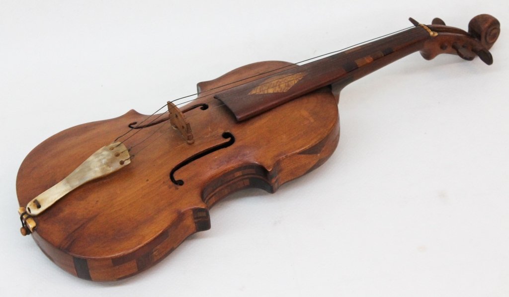 Antique American Folk Art Violin or Fiddle