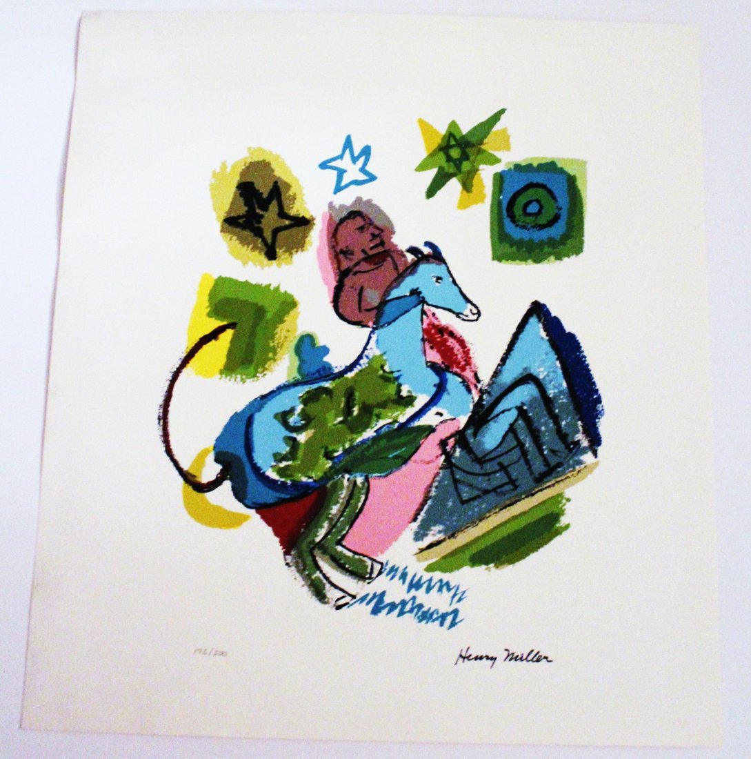 Henry Miller -Chagall's Horse - Serigraph - 1989 - May 19, 2013 ...