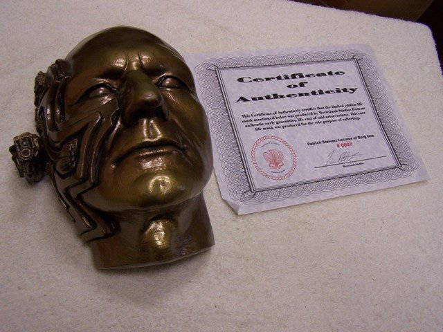 Patrick Stewart Locutus Of Borg One Mask