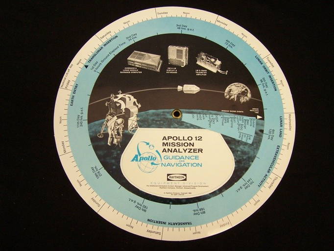 Large Raytheon Apollo 12 Mission Analyzer