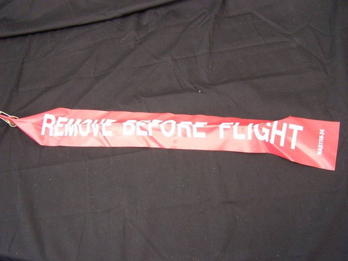 Vintage Remove Before Flight Ribbon