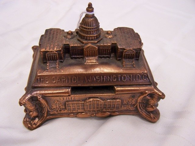 Vintage Washington DC Capital Coin Bank