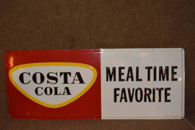 Costa Cola Tin Sign