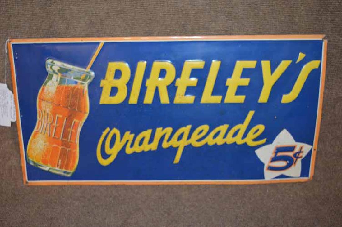 In Bireley's Orangeade Soda Sign