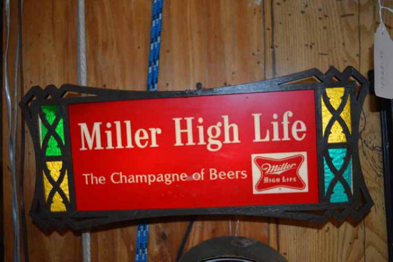 Miller High Life Light Up Rectangular Sign - Feb 10, 2018 | Meissner's ...
