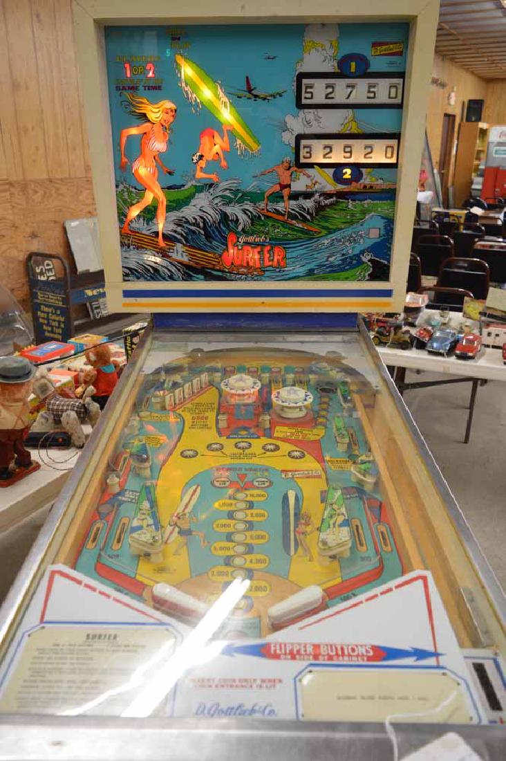 D.gottlieb And Co Gottlieb Surfer Pinball Machine