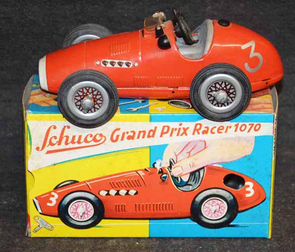 Schuco Ferrari Grand Prix Racer 1070 & Box Schuco Ferrari Grand Prix Racer 1070 & Box