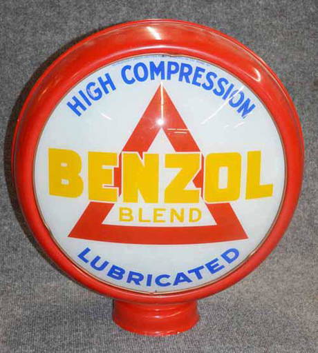 BENZOL BLEND GAS GLOBE (#0101) on Feb 12, 2022 | Meissner's Auction ...