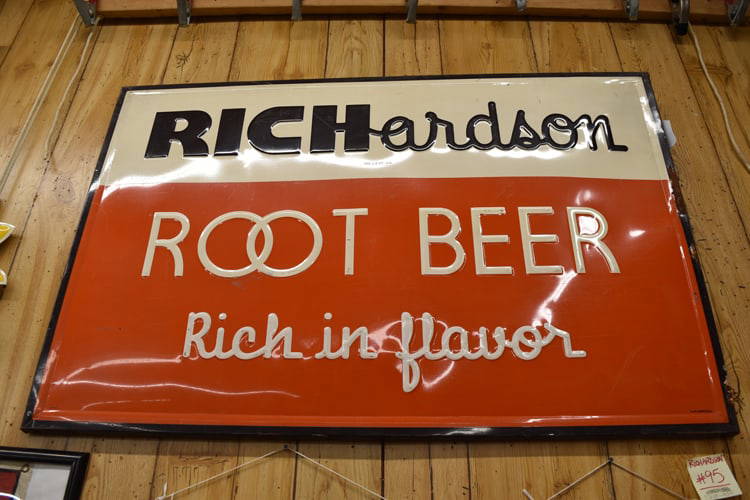 Richardson Root Beer Sign Auction