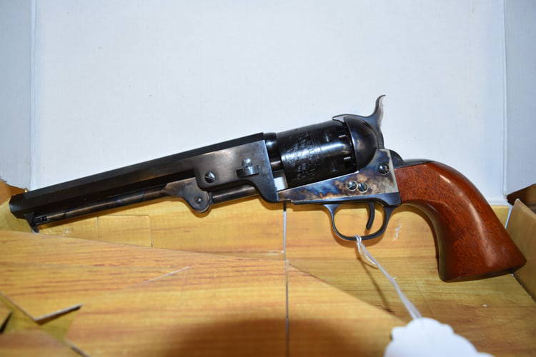 A. Uberti 36 Cal Replica Black Powder Gun Auction