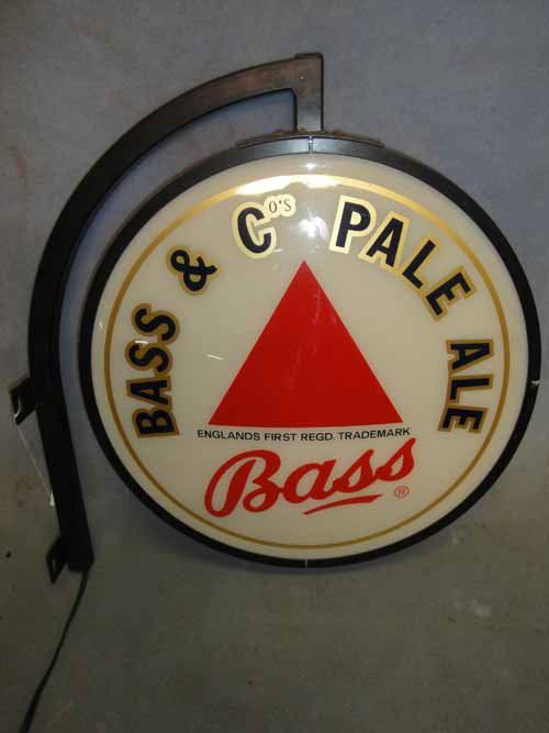 242: Bass Pale Ale Beer Sign