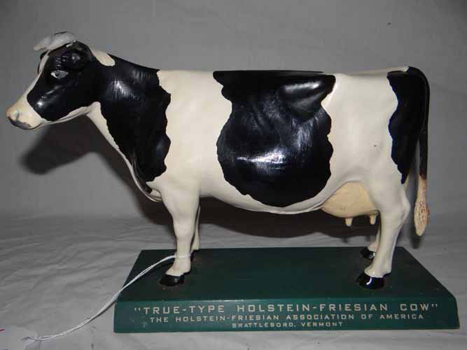 True Type Holstein Friesian Cow Statue