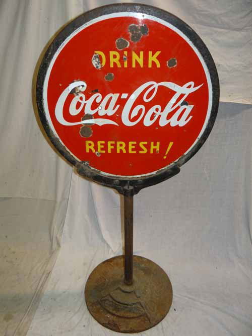 Drink Coca Cola Lollipop Sign