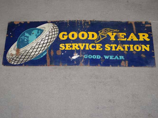 Goodyear Service Station Tire Sign