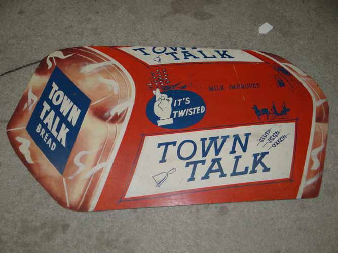 Town Talk Bread Sign