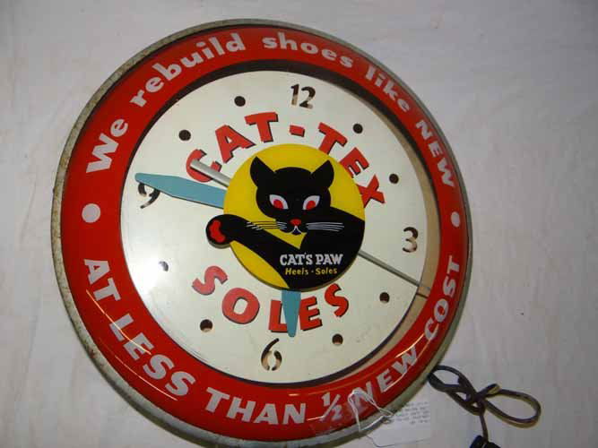 Cat-Tex Soles & Heel Clock