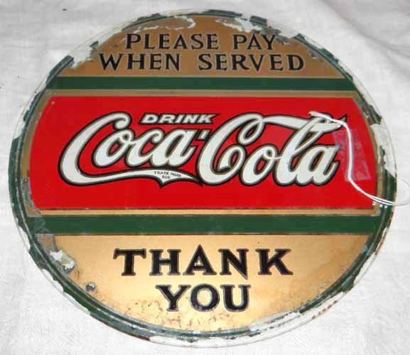 Coca Cola"Thank You" Sign
