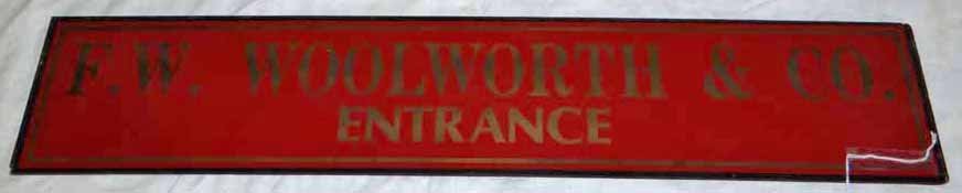 F.W. Woolworth & Co. Sign