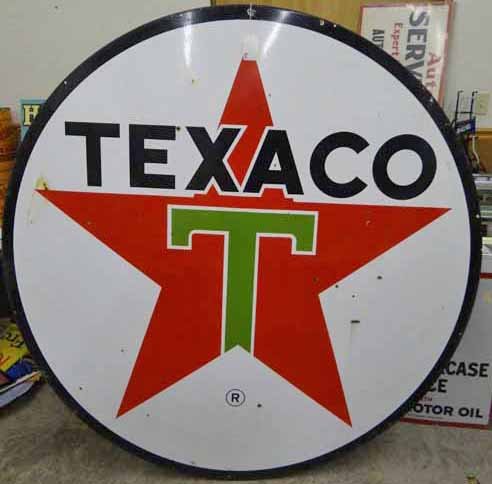 Texaco Round Sign