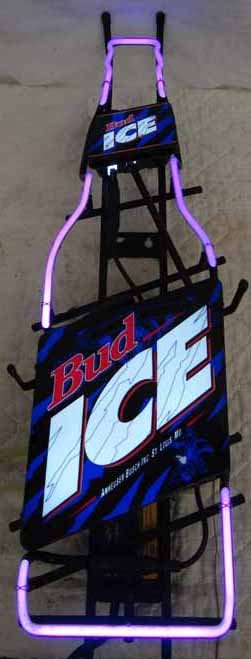 Bud "Ice" Neon Beer Sign - Feb 08, 2014 | Meissner's Auction Service in NY