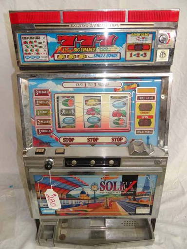 Electric Token Solex Slot Machine