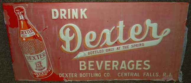 "drink Dexter Beverages Sign