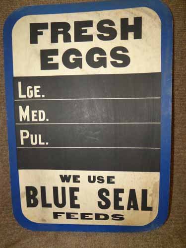 "fresh Eggs" Sign