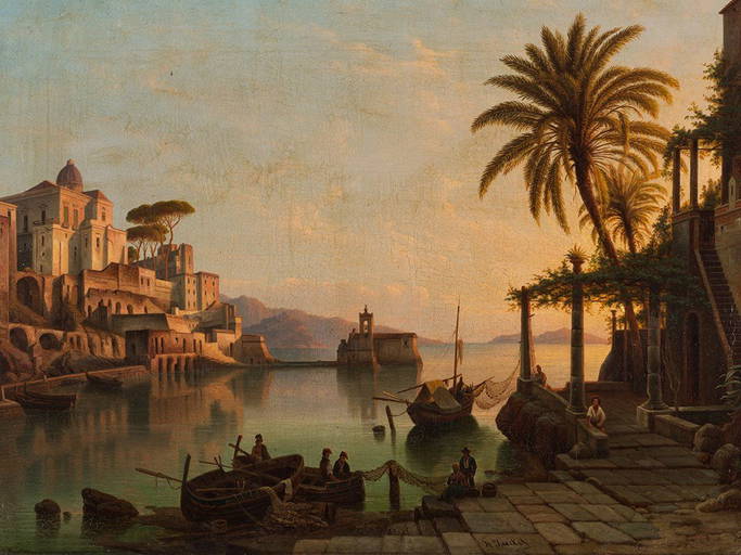 Heinrich Karl Henry Jaeckel, On Lake Como, C. 1880/90