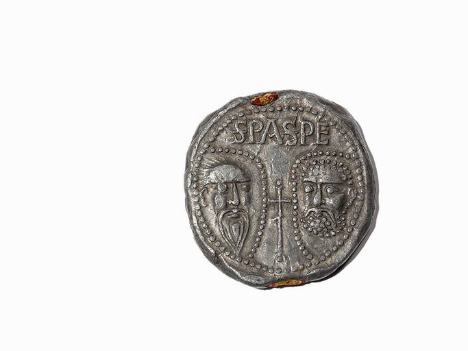 Papal Bull, Lead Seal Of Pope Gregory Ix, Rome, 1235