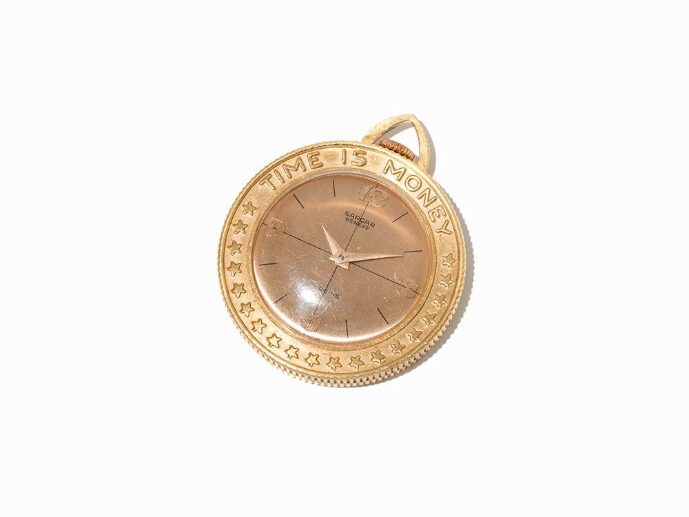 Sarcar Geneve Coin Watch “Time is Money”, Switzerland,