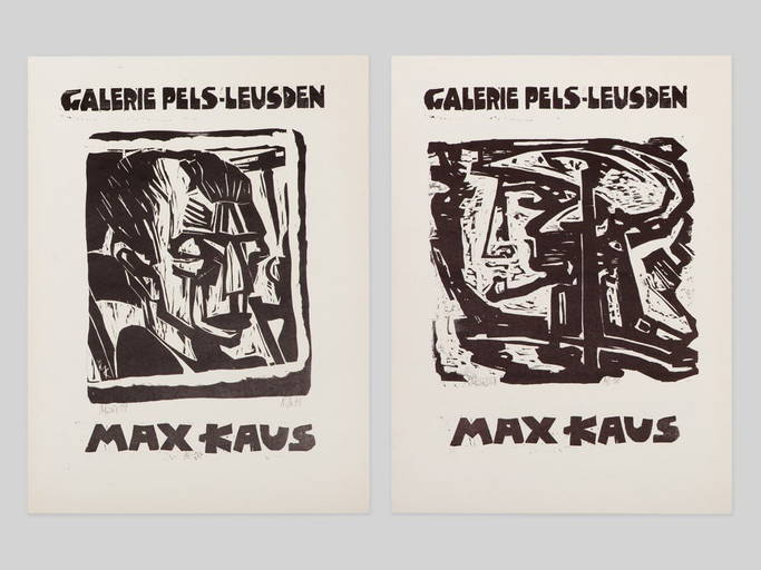 Two Signed Posters By Max Kaus, Germany, 1970s