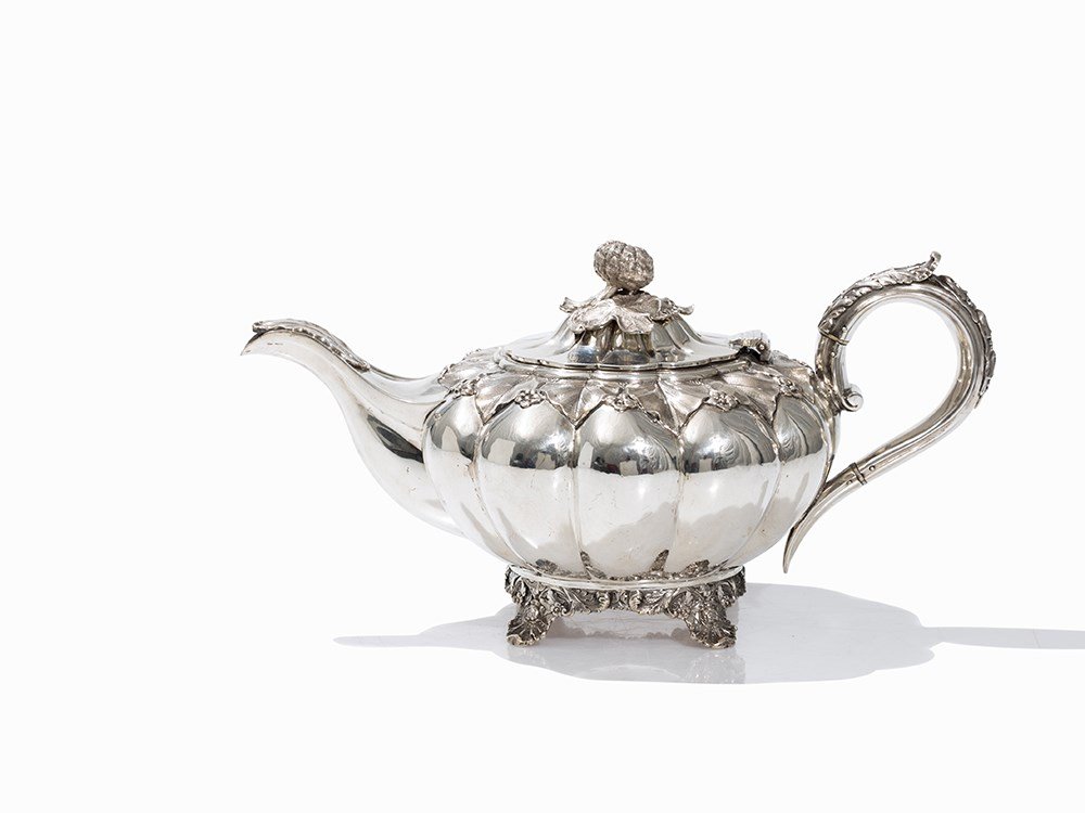 CHARLES REILY & GEORGE STORER SILVER TEAPOT - Oct 25, 2020 | Ahlers ...