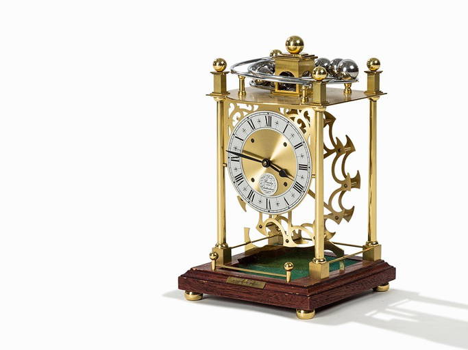 Harding & Bazeley, Spherical Weight Clock, England, C.