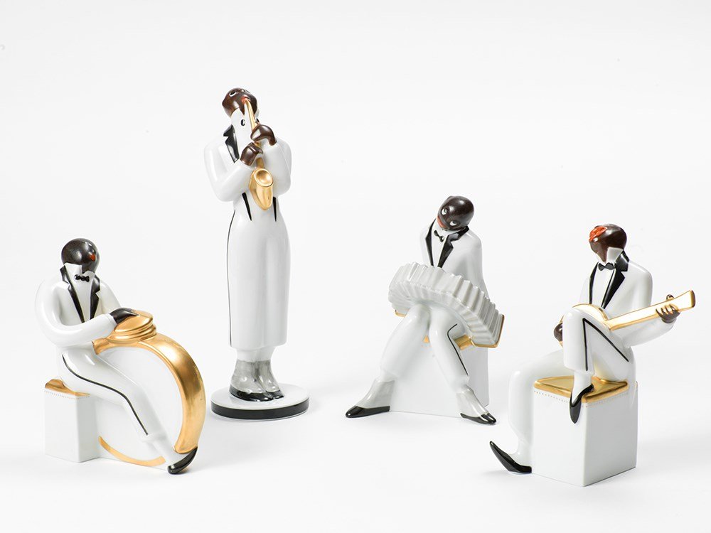 Porcelain ‘Jazz band’ by ROBJ and Villeroy & Boch,