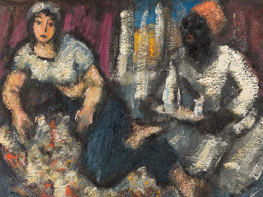 Friedrich Feigl (1884-1965), Olympia, Oil Painting, c.