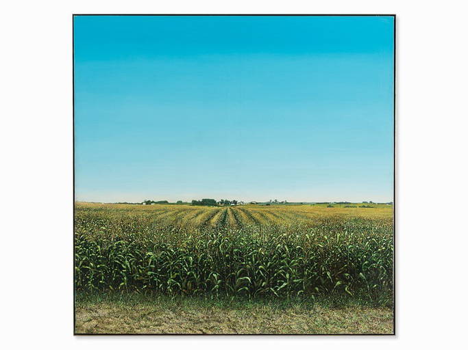 Harold Gregor, Illinois Landscape # 10, Painting, 1975