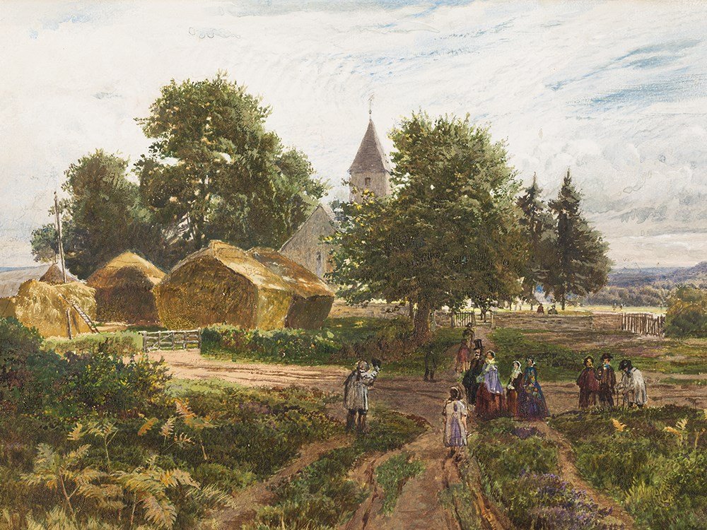 Edmund G. Warren (1834-1909), Going to Church, - Dec 27, 2016 ...